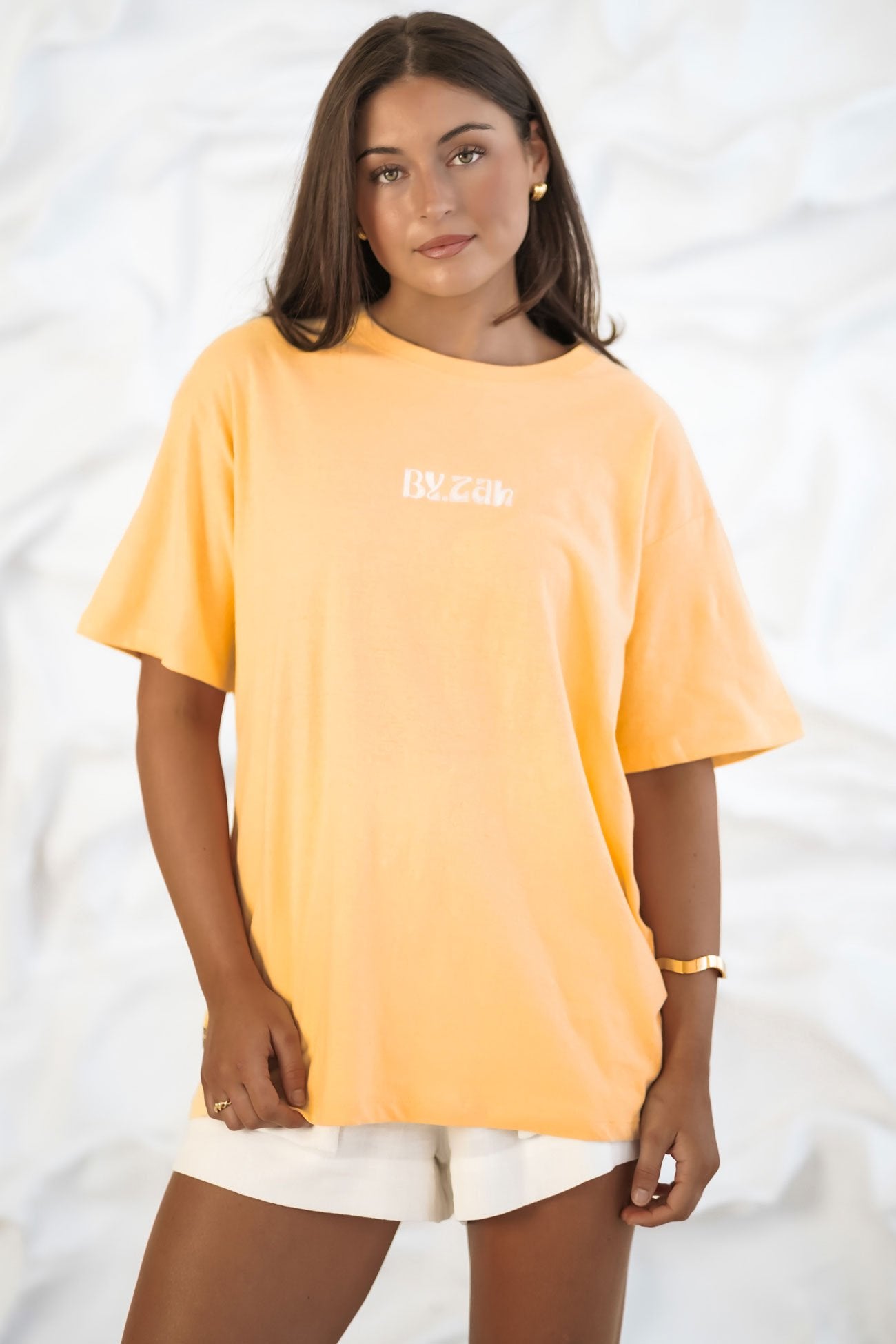 ZAH ZAH Logo Tee Yellow – BY. ZAH
